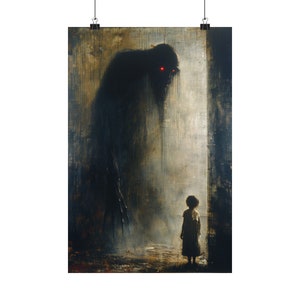Imaginary Friend Art Print, Haunted Haunting, Boogeyman Childhood ...
