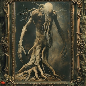 Mandrake Root Art Print, Witch Witchcraft Wicca, Gothic Dark Fantasy ...