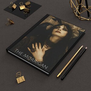 Morrigan Goddess Hardcover Notebook, Irish Celtic Mythology, Witchcraft ...