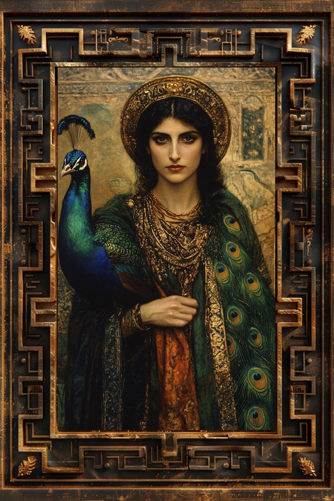 Juno Art Print: Roman Goddess of Power and Peacock Mythology - Etsy