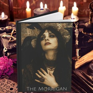 Morrigan Goddess Hardcover Notebook, Irish Celtic Mythology, Witchcraft ...