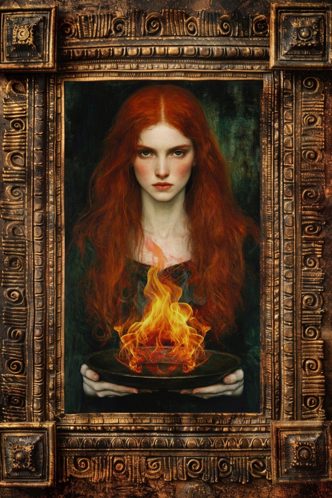 Brigid Art Print: Celtic Goddess Mythology Home Decor - Etsy