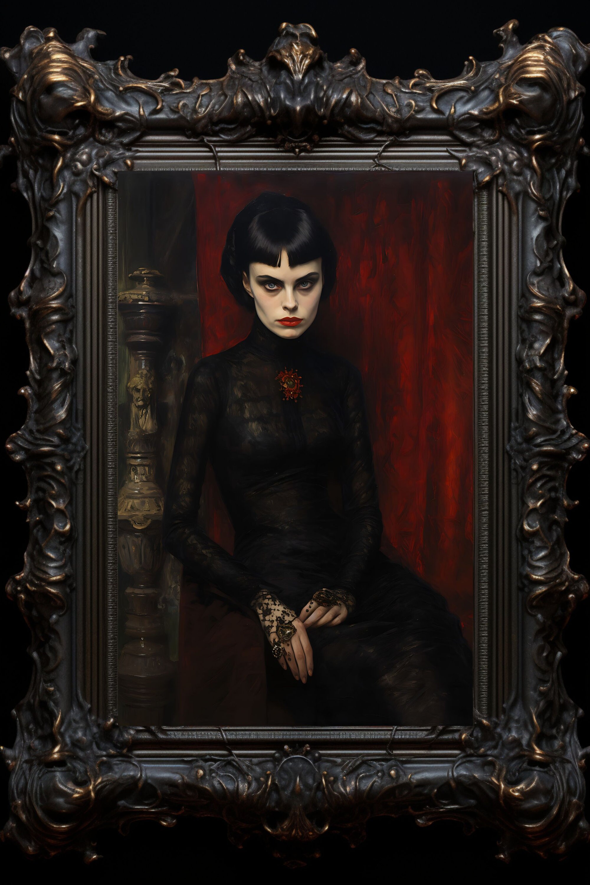 Carmilla the First Vampire Art Print Wall Hanging Home Decor - Etsy