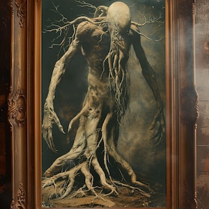 Mandrake Root Art Print, Witch Witchcraft Wicca, Gothic Dark Fantasy ...