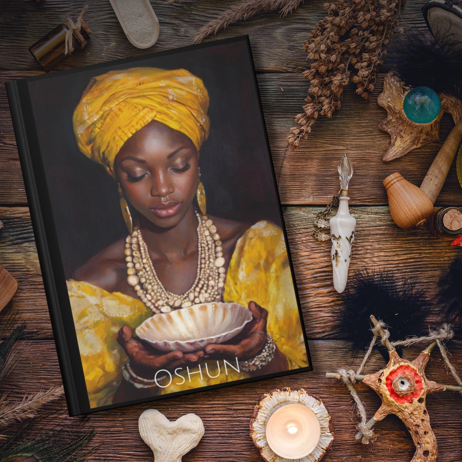 Oshun Goddess Notebook, Santería Candomblé Vodou Voodoo, Loa Yoruba ...