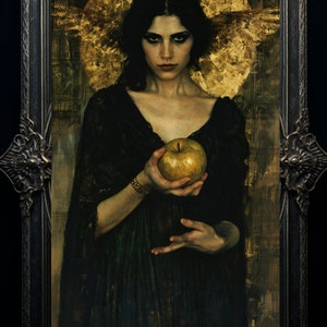 Eris and the Golden Apple Art Print, Greek Goddess Mythology Myth ...