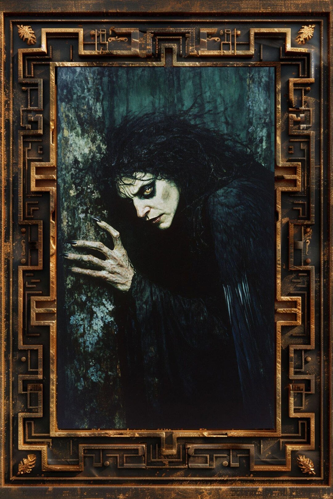 Badb Goddess Art Print, Morrigan Pagan Celtic Irish Myth, Mythical Bird ...