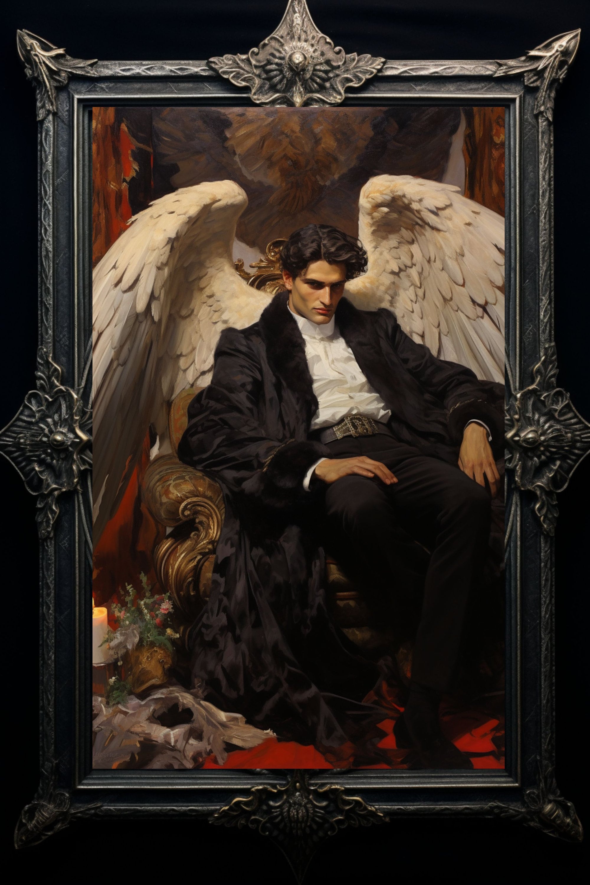 Archangel Gabriel Art Print: Divine Guardian Home Decor - Etsy