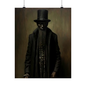 Papa Legba Art Print Wall Hanging Home Decor Voodoo Vodou New Orleans ...