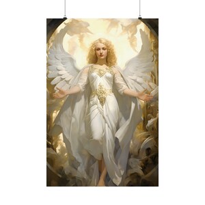 Eos Goddess of the Dawn Art Print Wall Hanging Home Decor Greek Winged ...