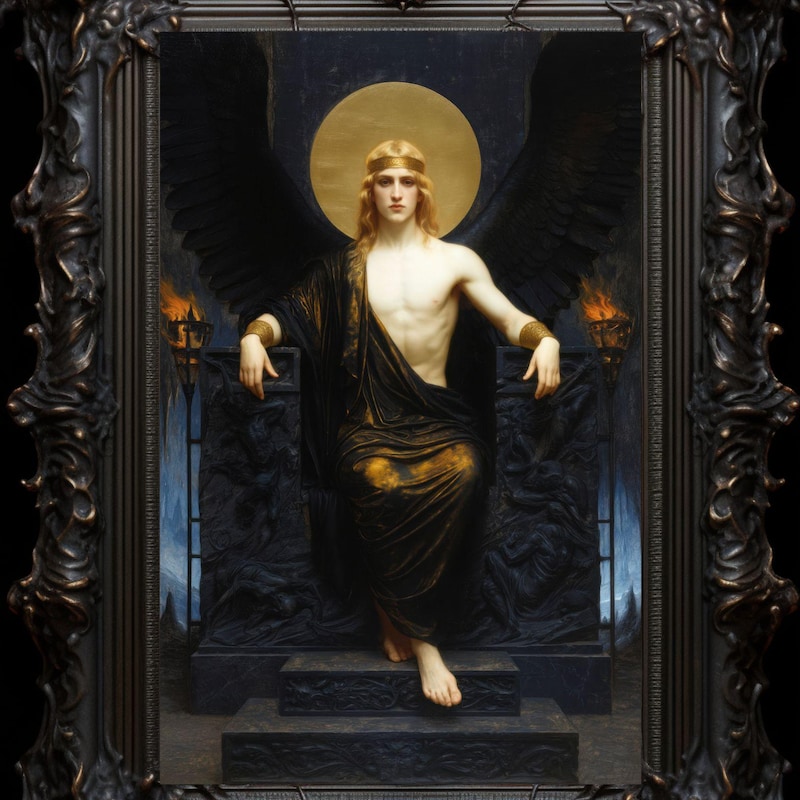 Lucifer Angel Poster - Etsy
