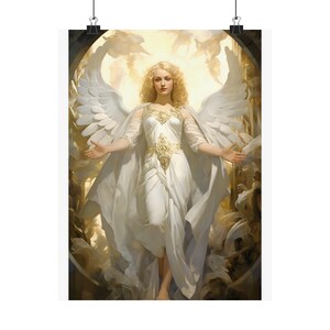 Eos Goddess of the Dawn Art Print Wall Hanging Home Decor Greek Winged ...