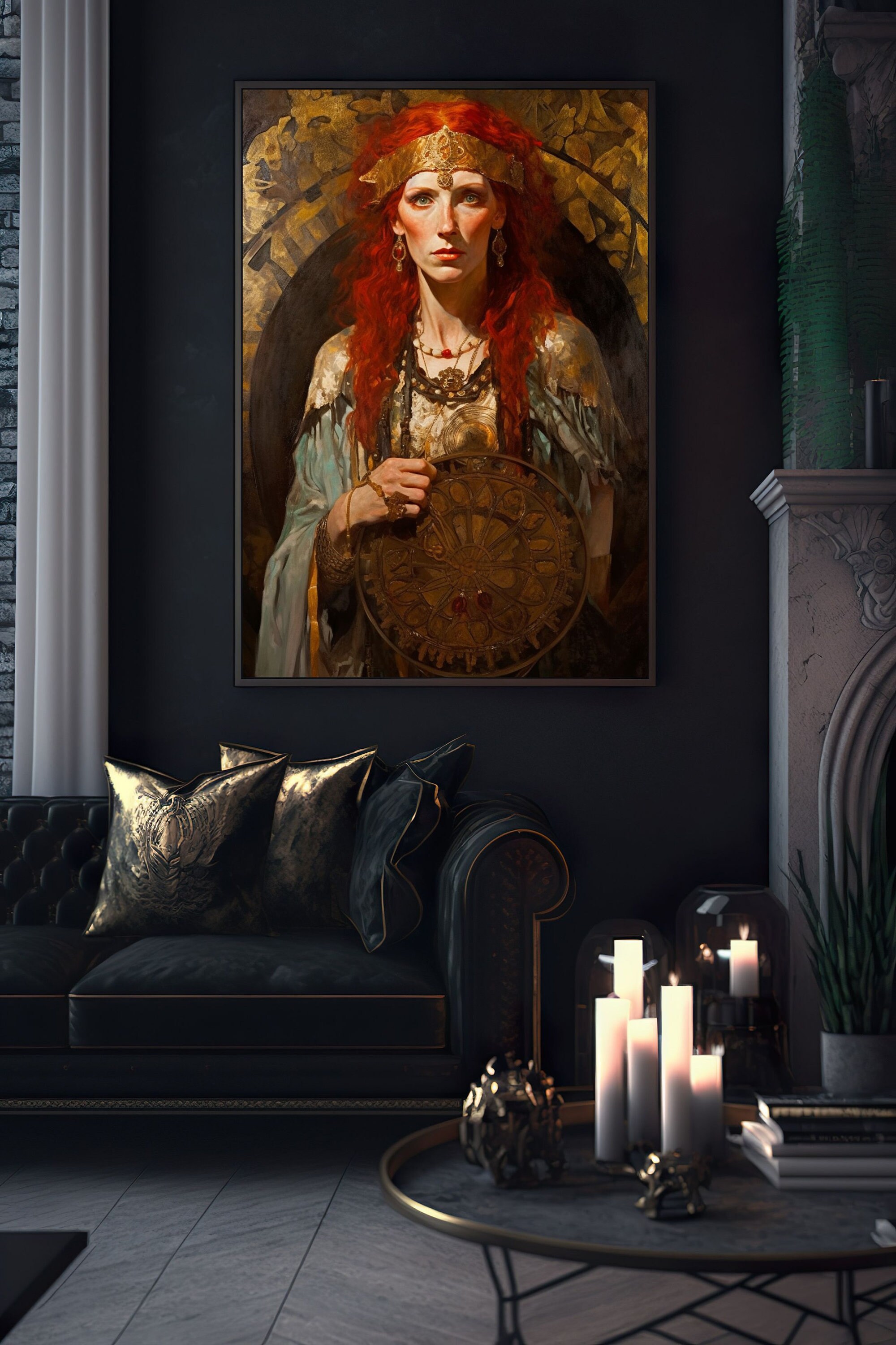 Queen Boudica Boadicea Art Print Poster Wall Hanging Home - Etsy