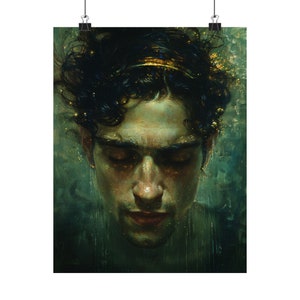 Morpheus Art Print, Home Wall Decor, Greek God Dream Sleep, Ancient ...