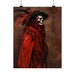 Masque Red Death Art Print, Edgar Allan Poe Literature Literary, Dark ...