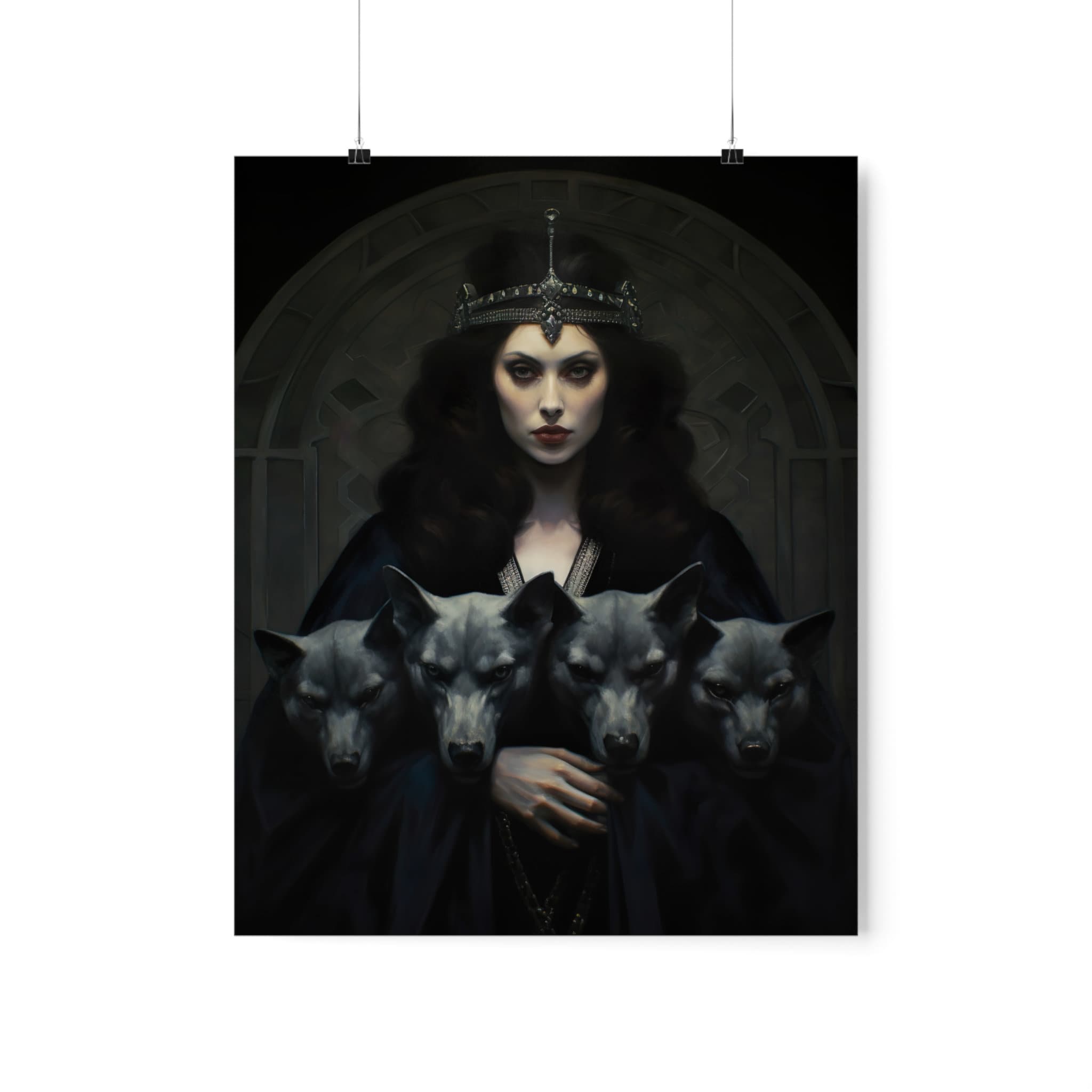 Hecate and Hounds Poster Greek Goddess Mythology Arcane Occult - Etsy
