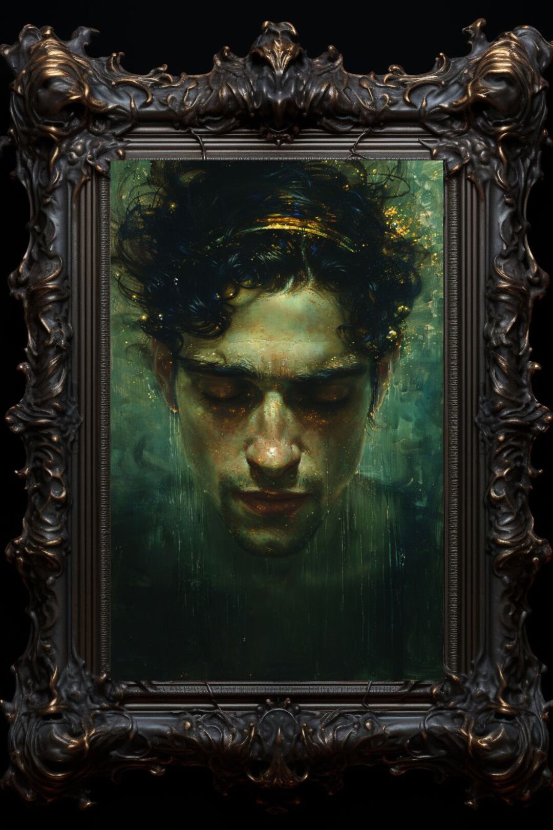 Morpheus Art Print, Home Wall Decor, Greek God Dream Sleep, Ancient ...