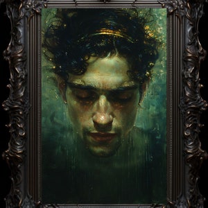 Morpheus Art Print, Home Wall Decor, Greek God Dream Sleep, Ancient ...