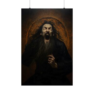 Grigori Rasputin the Mad Monk Art Print Wall Hanging Home Decor Mother ...
