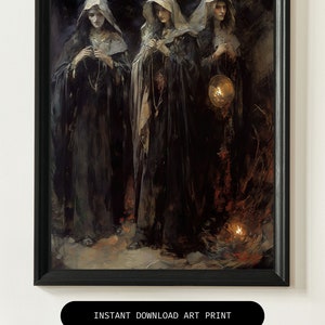 Weird Sisters Macbeth Art Print Poster Wall Hanging Home Decor ...