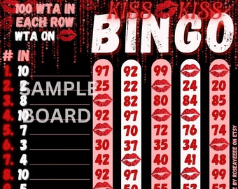 160 Every Row Pyp Bingo Board - Etsy