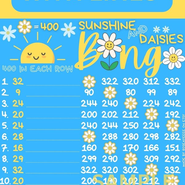 Sunshine Line Card - Etsy