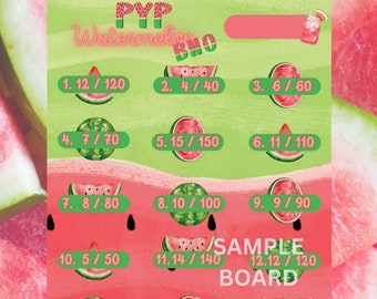 Friyay Neon 25 Pyp Bingo Board - Etsy