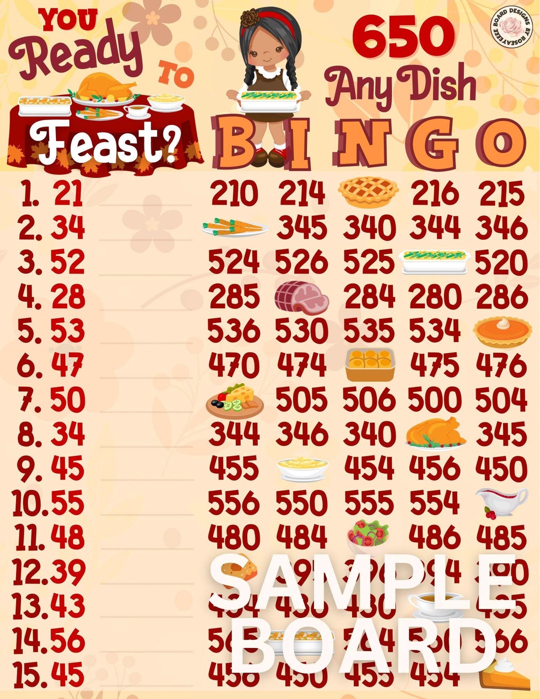 THANKSGIVING! You Ready for A Feast? 650 *2 Versions* Reg. WTA & Pro ...