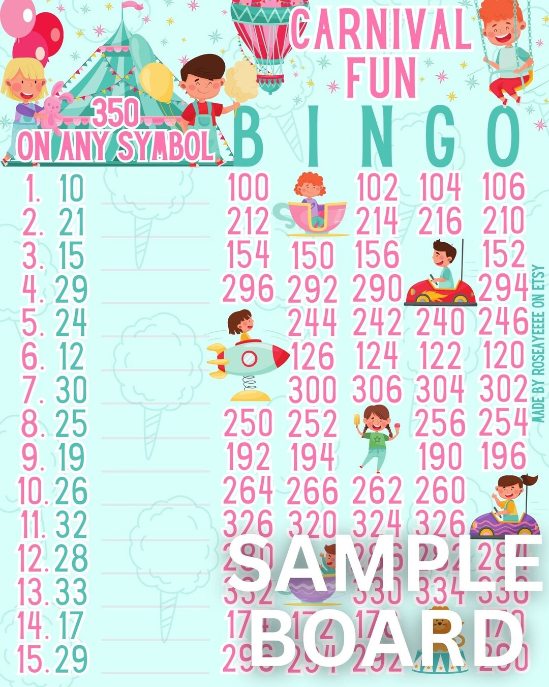 Carnival Fun 350 multiple Versions Regular WTA & Pro. Boards min. 40 ...