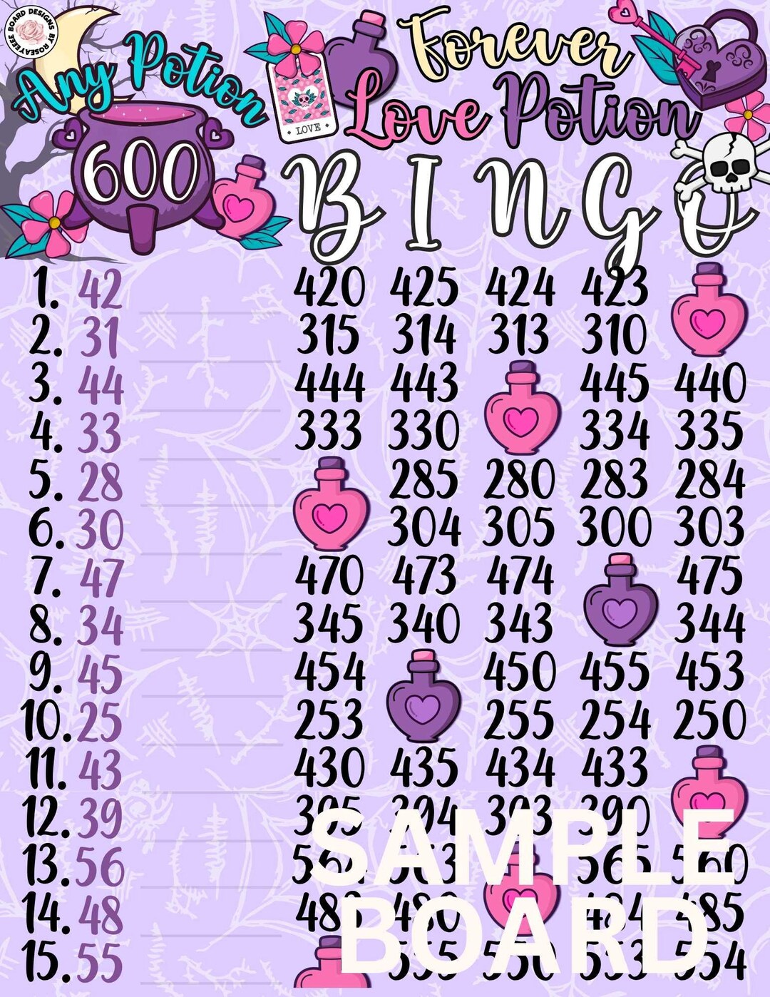 Forever Love Potion 600 *2 Versions* Reg. WTA & Pro. Boards, , 15 Line ...