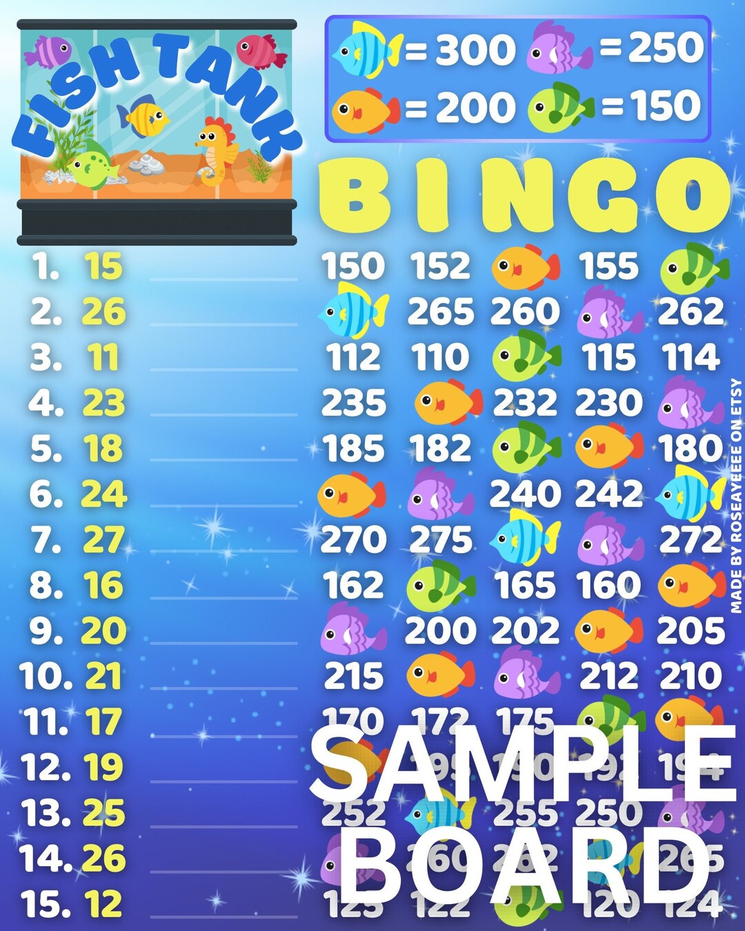 Fish Tank 300 *multiple Versions* Reg. & Pro. Boards, 15 Line PYP ...