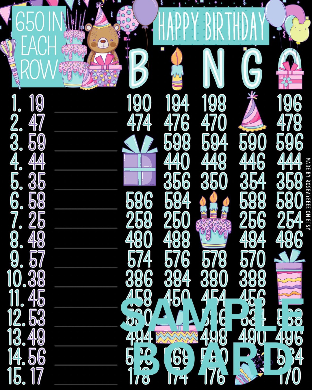 SALE! BIRTHDAY! Happy Birthday 650 WTA *2 Versions* Reg. & Pro. Board ...