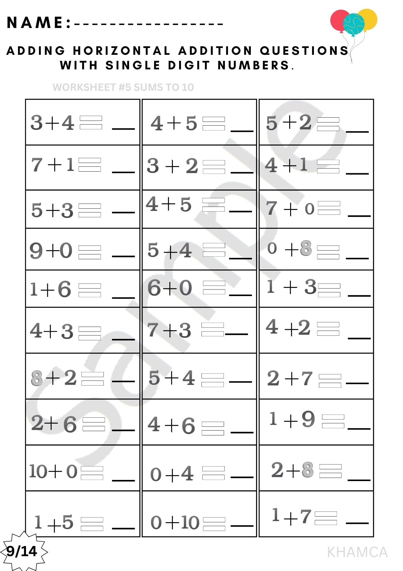 14 Printable Addition Worksheets With Answers . Three Digits Addition ...