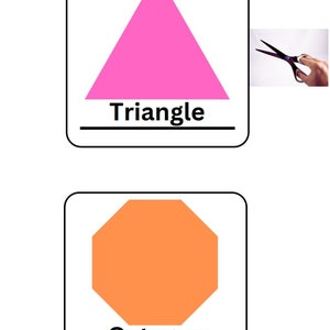 2D Shapes, Shapes Flashcards, Geometric Shapes Flash Cards, Digital ...