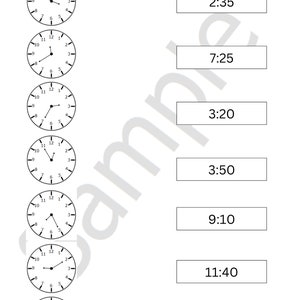 Telling the Time Worksheets Digital and Analog Clocks Included ...