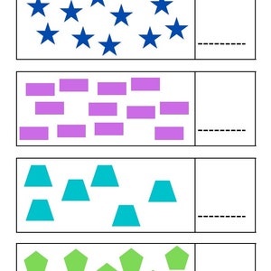 Count the Shapes, Shapes Flashcards, Geometric Shapes Flash Cards ...