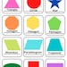 2D Shapes, Shapes Flashcards, Geometric Shapes Flash Cards, Digital ...