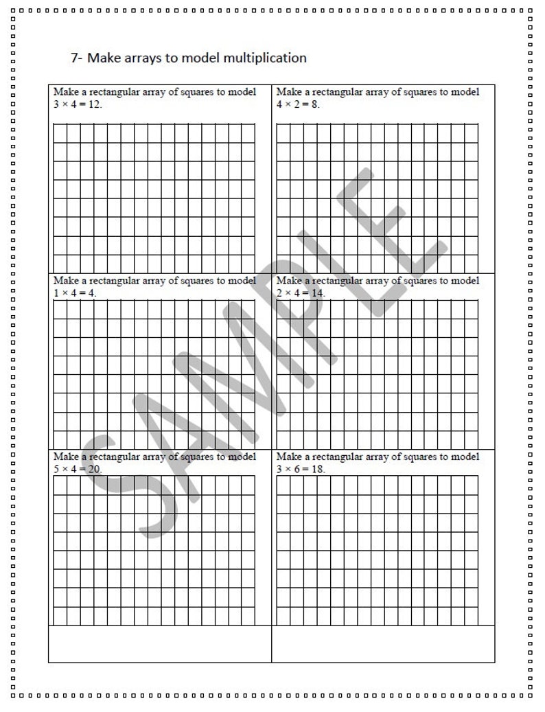Understand Multiplication Grade 3 - Etsy