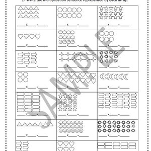 Understand Multiplication Grade 3 - Etsy
