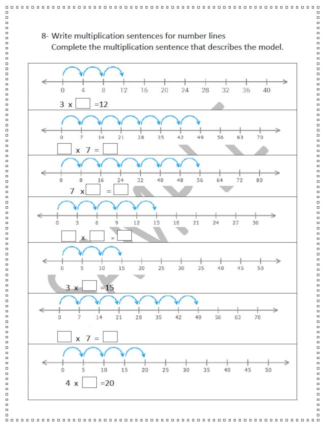 Understand Multiplication Grade 3 - Etsy