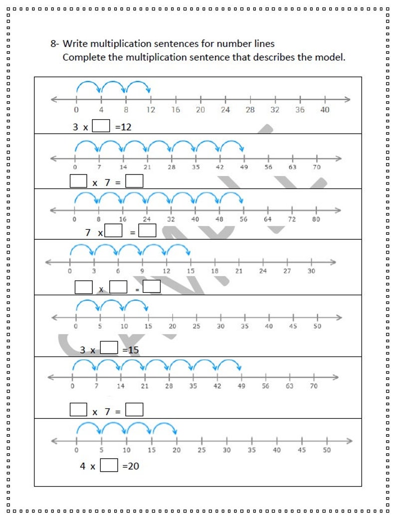 Understand Multiplication Grade 3 - Etsy