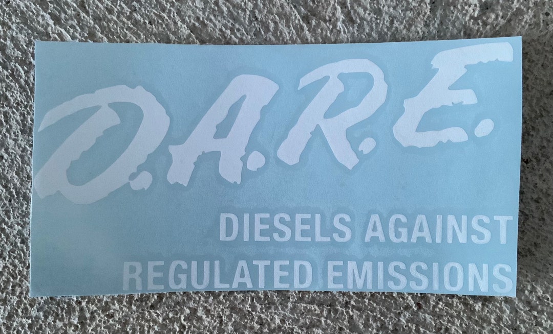 Diesel D.A.R.E. Funny Decal - Etsy