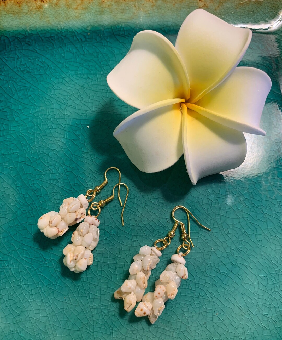 Niihau Shell Earrings Original - Etsy