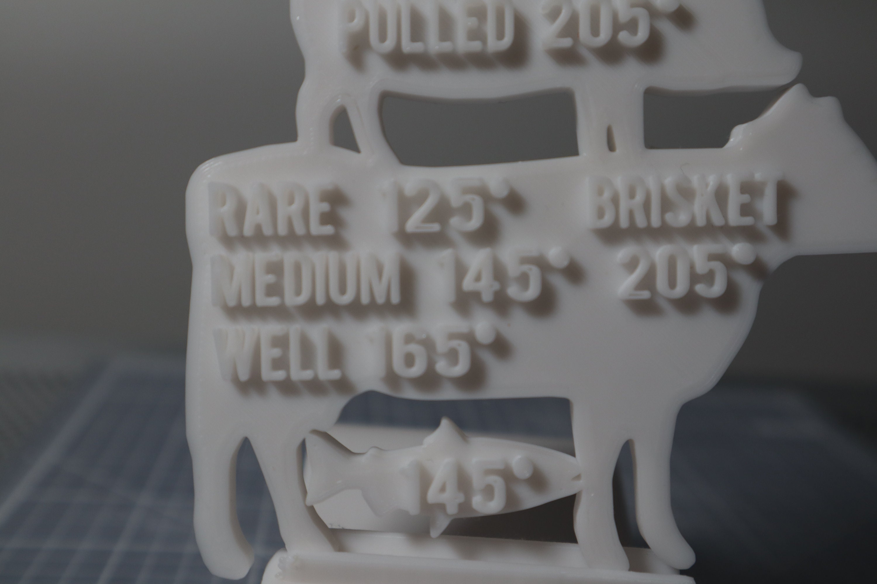 3D Printed Easy Meat Temperature Reader Cooking Temperature - Etsy