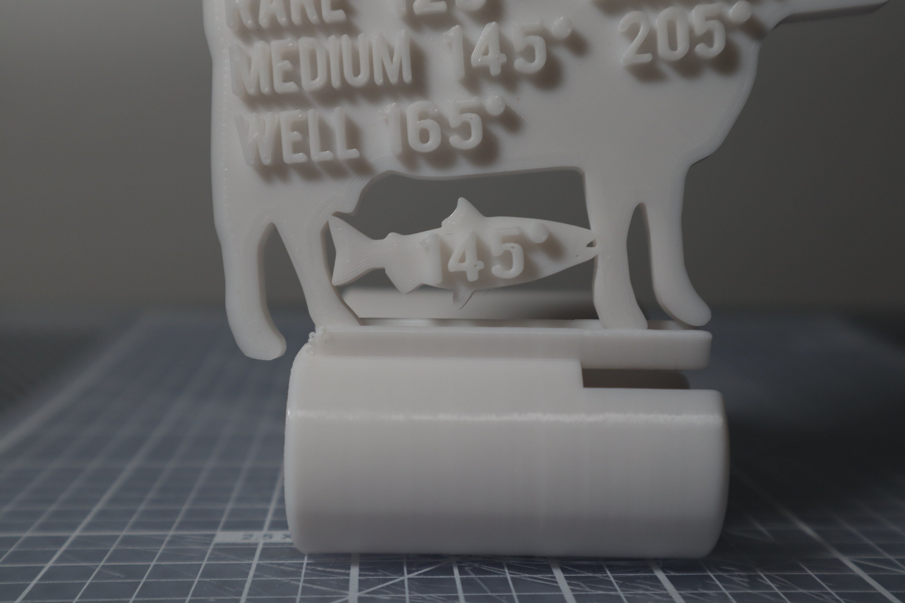 3D Printed Easy Meat Temperature Reader Cooking Temperature - Etsy