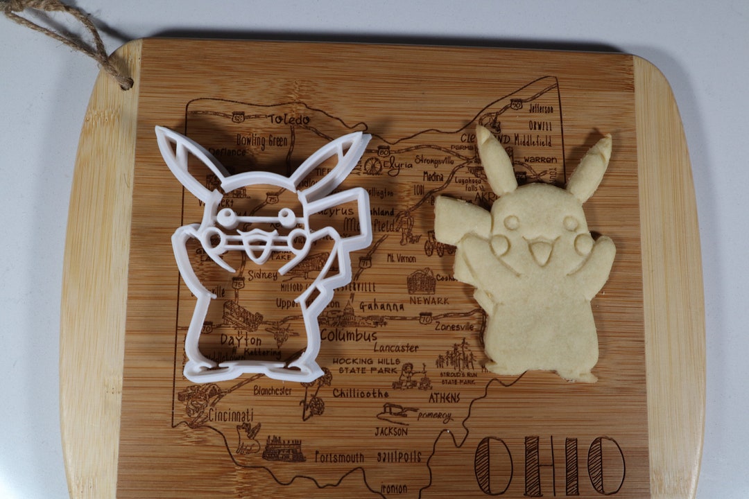 3D Printed Pokémon Pikachu Cookie Cutter / Play Dough Print - Etsy
