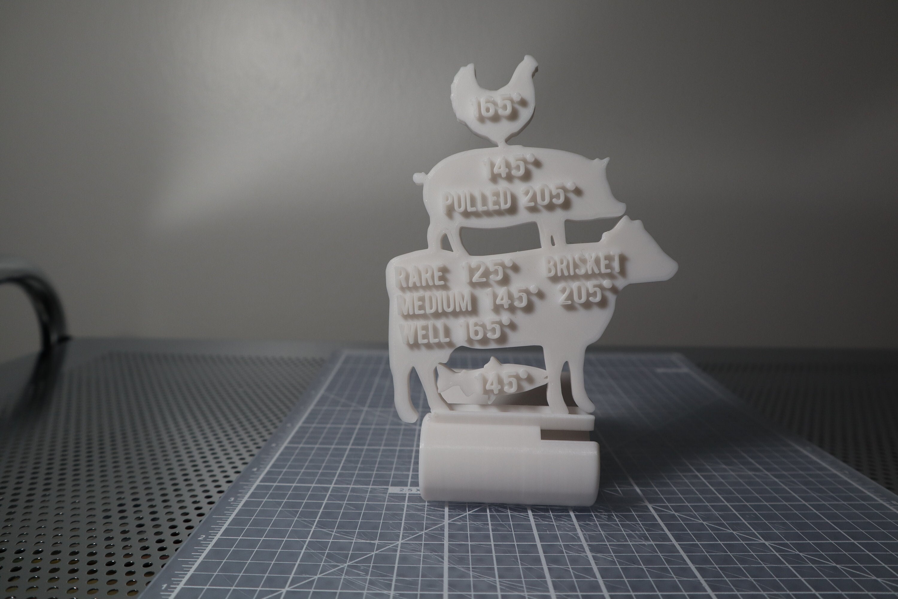 3D Printed Easy Meat Temperature Reader Cooking Temperature - Etsy