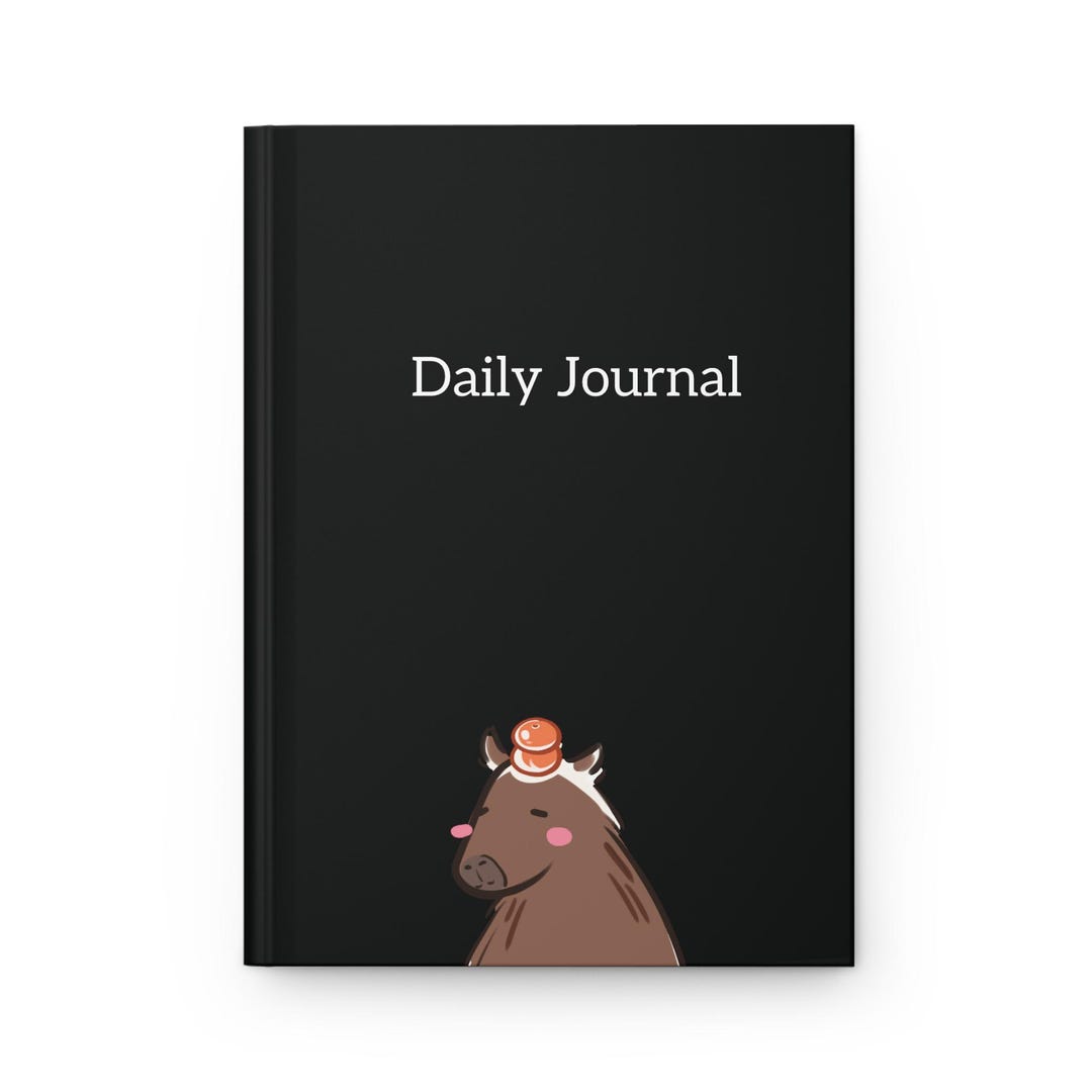 Capybara Daily Journal, Daily Journal, Cute Journal, Capybara Gift ...