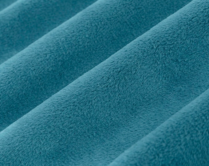 French Blue Cuddle3 Minky, Solid Cuddle® 3 French Blue From Shannon ...