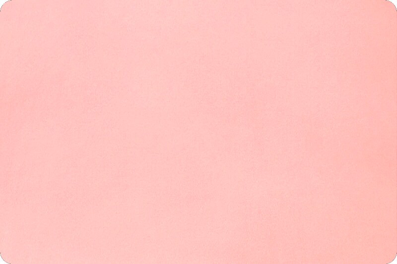 Blush Pink Solid Cuddle 3 Fabric, Solid Cuddle 3 Blush Minky From ...